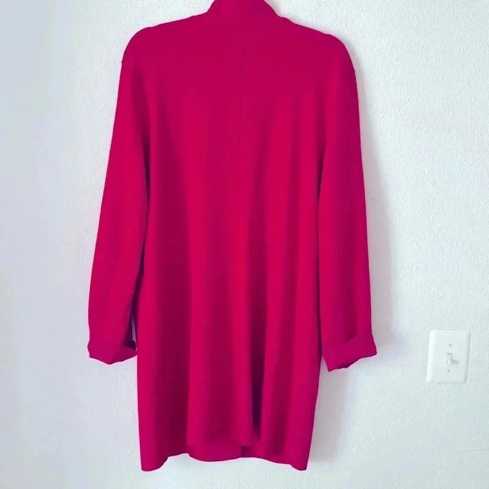 Carolina Belle | Sweaters | Carolina Belle Magenta Long Duster Cardigan ...